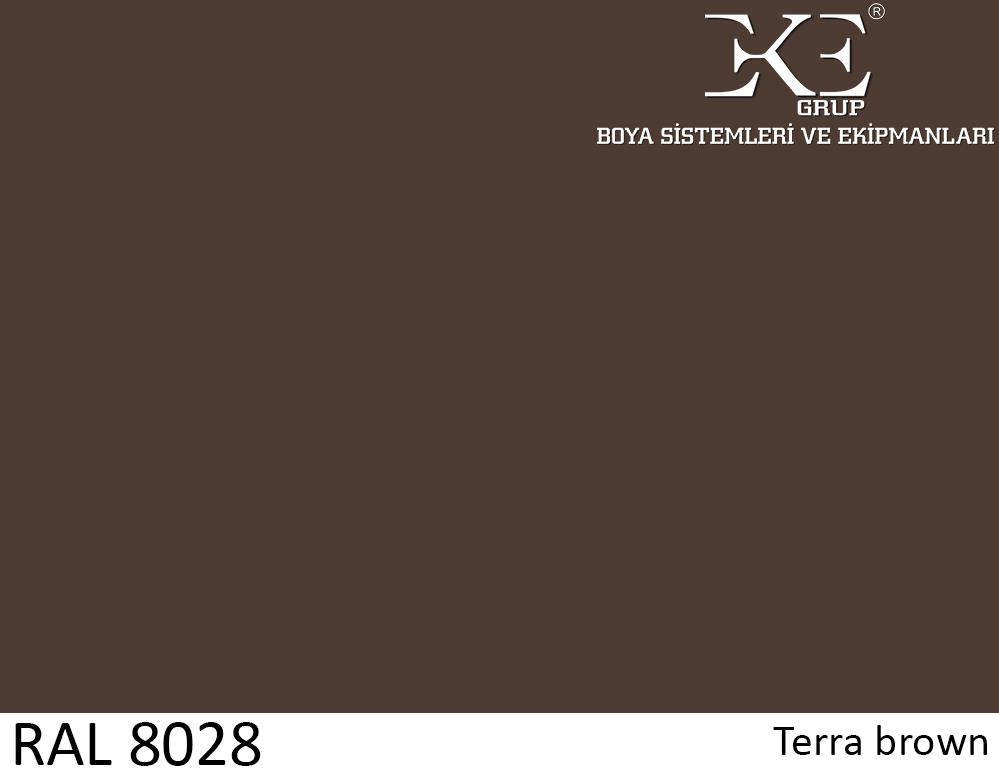 Ral 8028 Polyester Elektrostatik Toz Boya - Eke Grup A.Ş.
