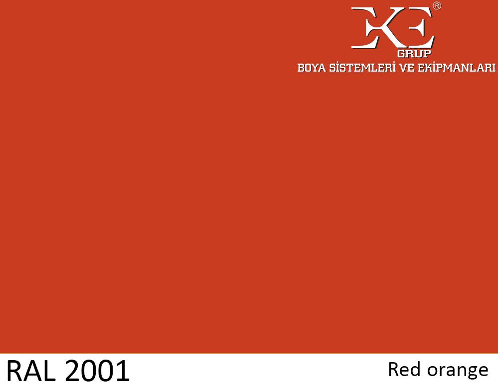 Ral 2001 Polyester Elektrostatik Toz Boya - Eke Grup A.Ş.