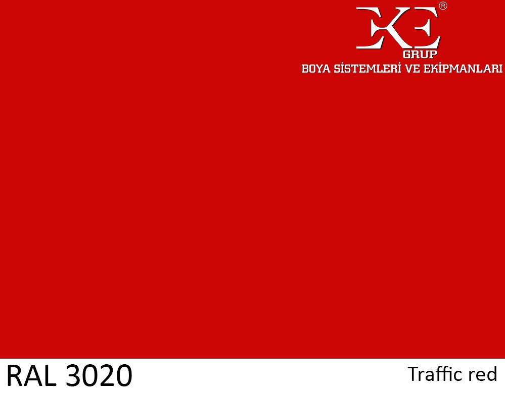 Ral 3020 Polyester Elektrostatik Toz Boya - Eke Grup A.Ş.