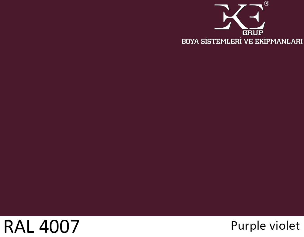 Ral 4007 Polyester Elektrostatik Toz Boya - Eke Grup A.Ş.