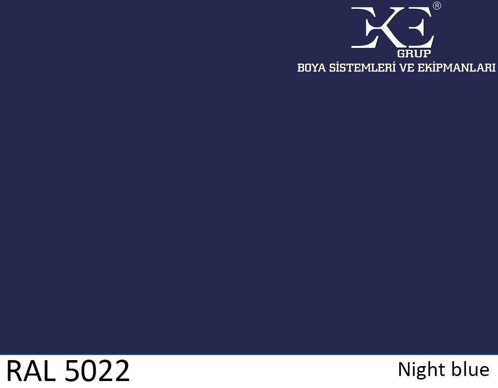 Ral 5022 Polyester Elektrostatik Toz Boya - Eke Grup A.Ş.