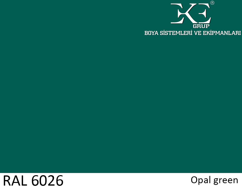 Ral 6026 Polyester Elektrostatik Toz Boya - Eke Grup A.Ş.