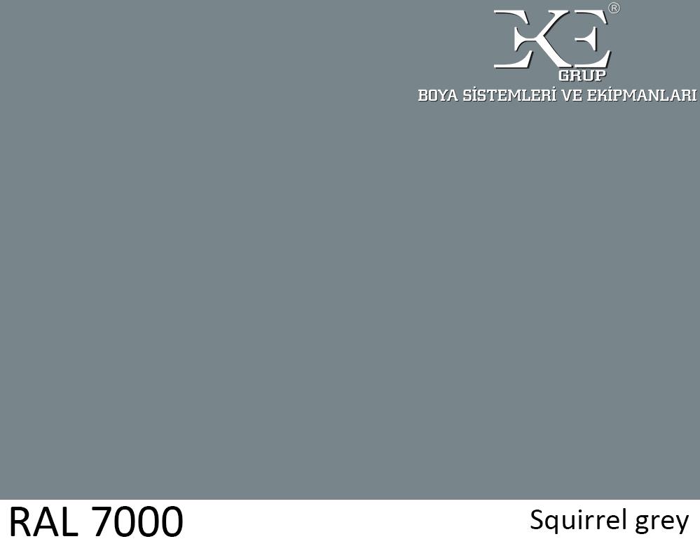 Ral 7000 Polyester Elektrostatik Toz Boya - Eke Grup A.Ş.